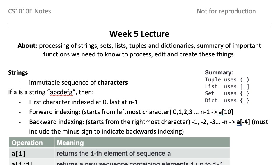 NUS CS1010E Notes, Hobbies & Toys, Books & Magazines, Assessment Books ... NUS CS1010E Notes, Hobbies & Toys, Books & Magazines, Assessment Books ...