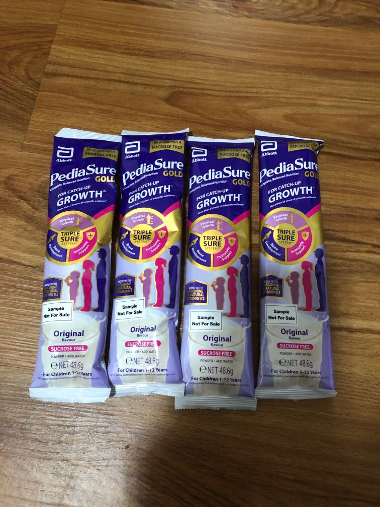 Pediasure Sachet Original Sucrose Free, Babies & Kids, Nursing ...