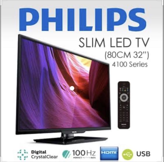 Philips 32" LED TV, TV & Home Appliances, TV & Entertainment, TV on ...
