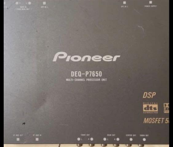 Pioneer DEQ-P7650 Processor DSP, Audio, Other Audio Equipment on Carousell