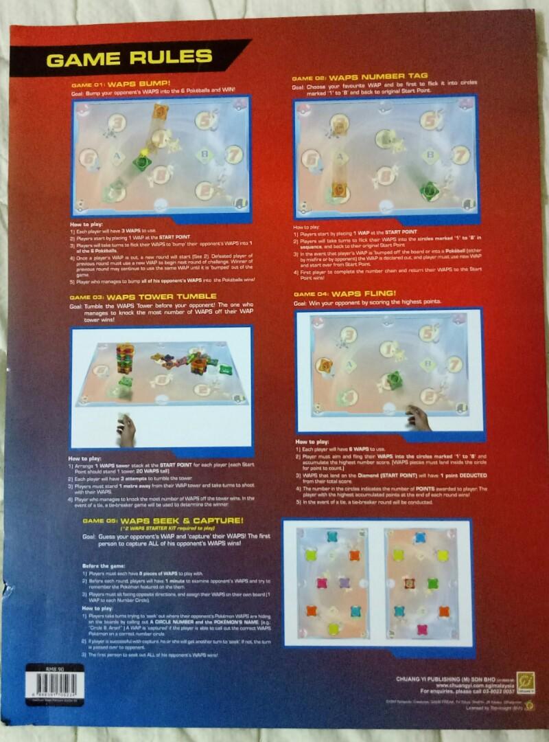 Pokemon Advanced Waps Collector's Album, Hobbies & Toys, Toys & Games ...