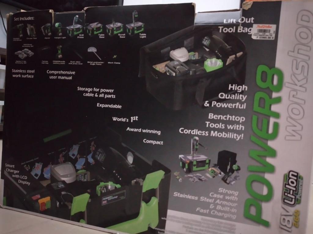 Portable Powertools Power8 WorkShop (Used), Commercial & Industrial ...
