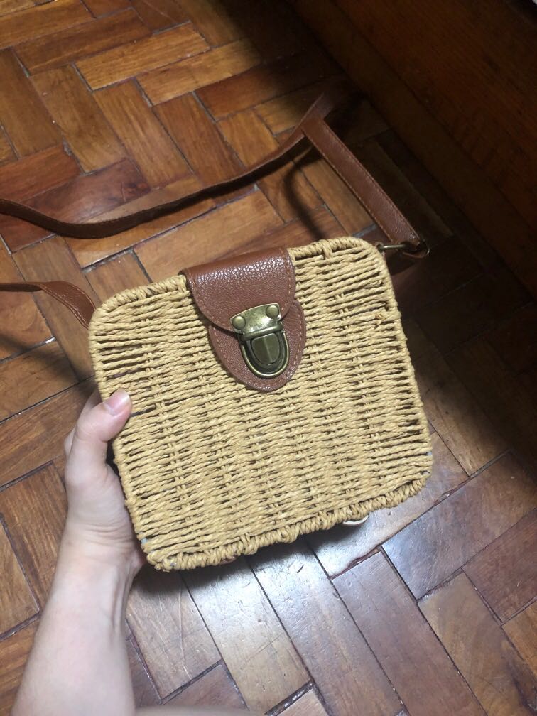 Racatan Bag - Best for beaches, Women's Fashion, Bags & Wallets, Cross ...