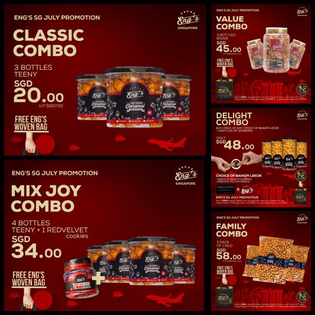 Ready stock Halal caramel popcorn by Eng’s popcorn, Food & Drinks ...