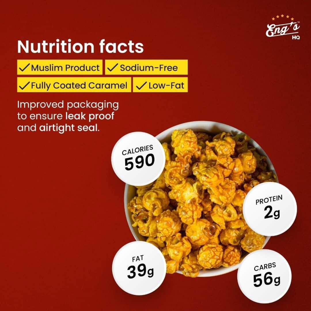 Ready stock Halal caramel popcorn by Eng’s popcorn, Food & Drinks ...