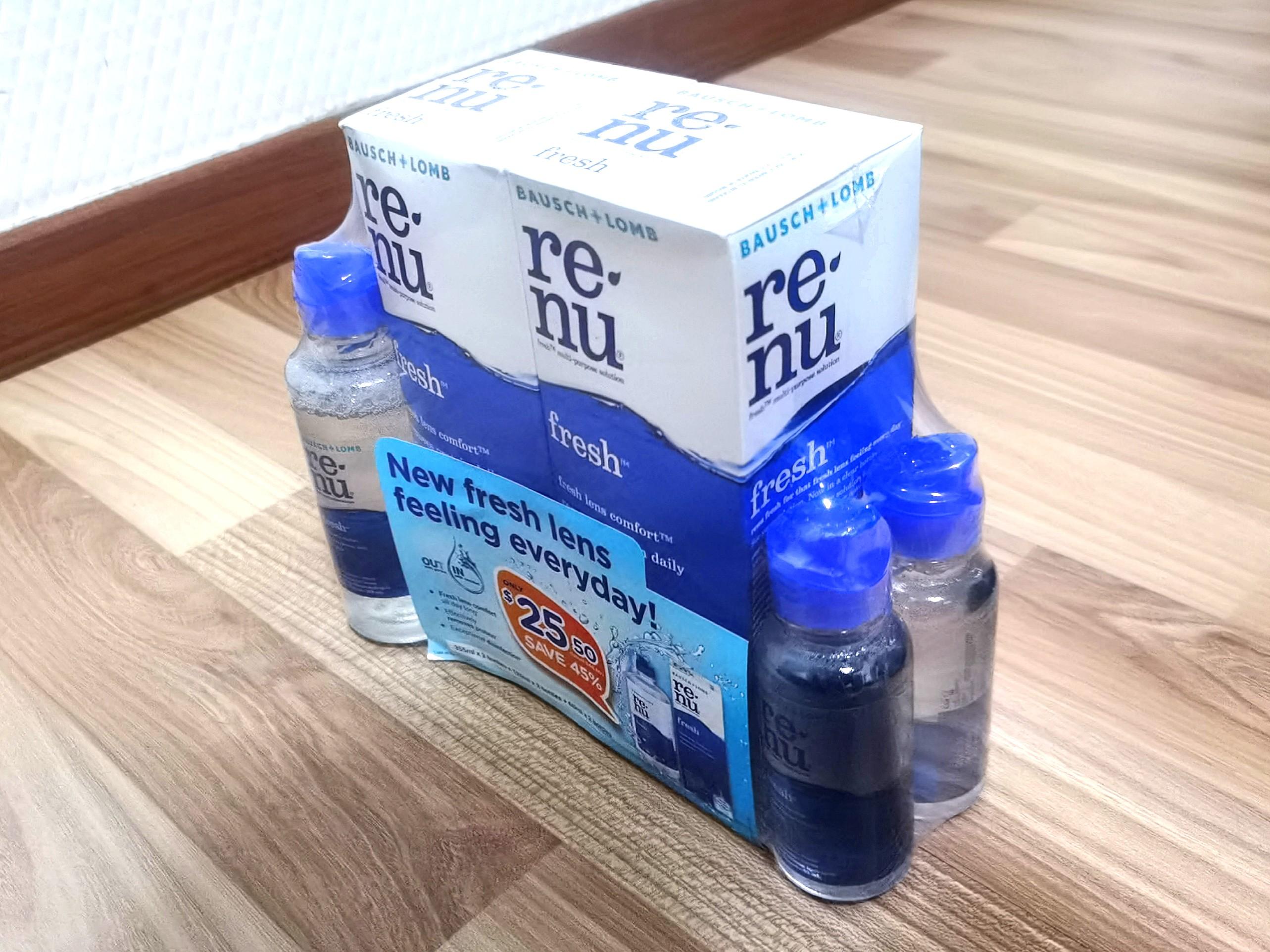 Renu Fresh Multi-Purpose Solution (contact lenses solution), Beauty ...