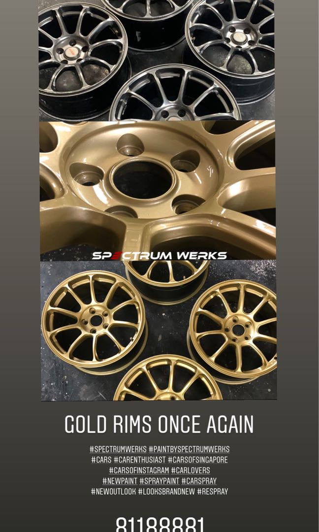 Rims Spray Paint Work, Car Accessories, Car Workshops & Services on ...