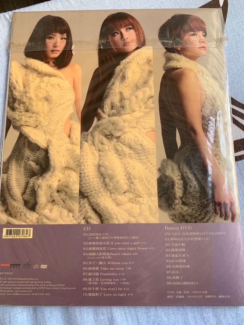 s.h.e shero cd + FM 台北演唱會live dvd, 興趣及遊戲, 音樂樂器 & 配件, 音樂與媒體 - CD 及 DVD ...