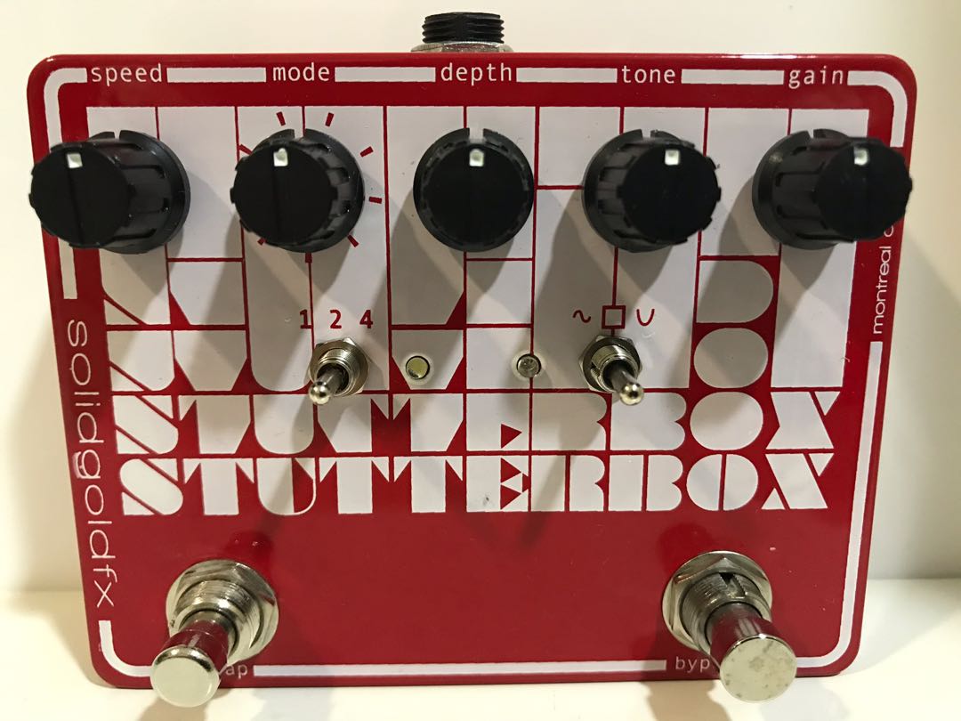 Solid Gold Stutterbox Tremolo Effects, Music & Media, Music Instruments ...