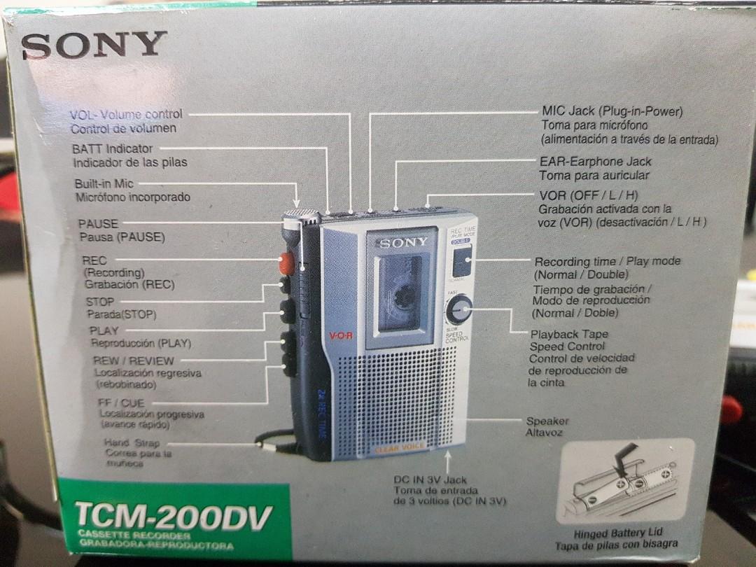 Sony TCM-200DV Cassette Recorder, Audio, Portable Music Players on ...