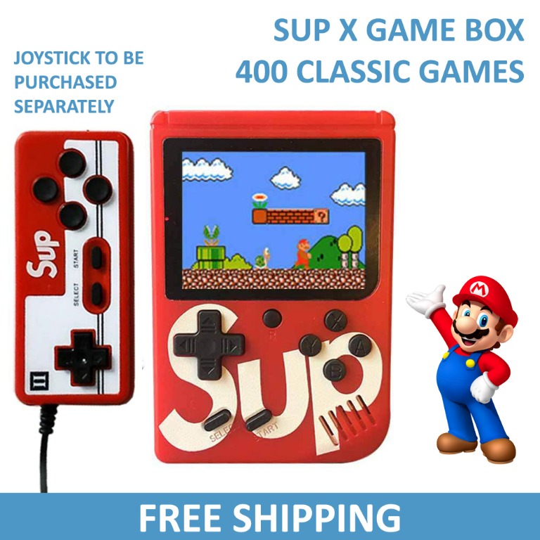 Sup X Game Box 400 in One Handheld Game Console / Built-In 400 Old Time ...