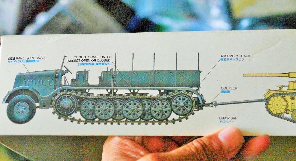 全新 - Tamiya-田宮-35239-1/35-WW2-German-Schwerer Zugkraftwagen 18t (Sd.Kfz.9) Famo -w/figures and ...