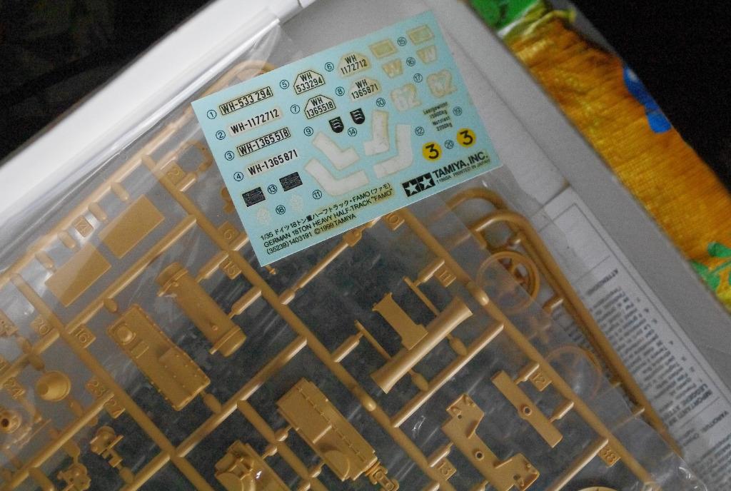 全新 - Tamiya-田宮-35239-1/35-WW2-German-Schwerer Zugkraftwagen 18t (Sd.Kfz ...