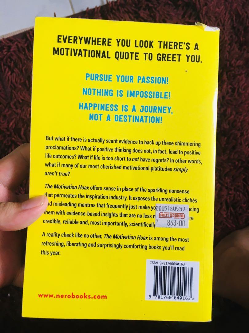 The Motivation Hoax by James Adonis, Hobbies & Toys, Books & Magazines ...