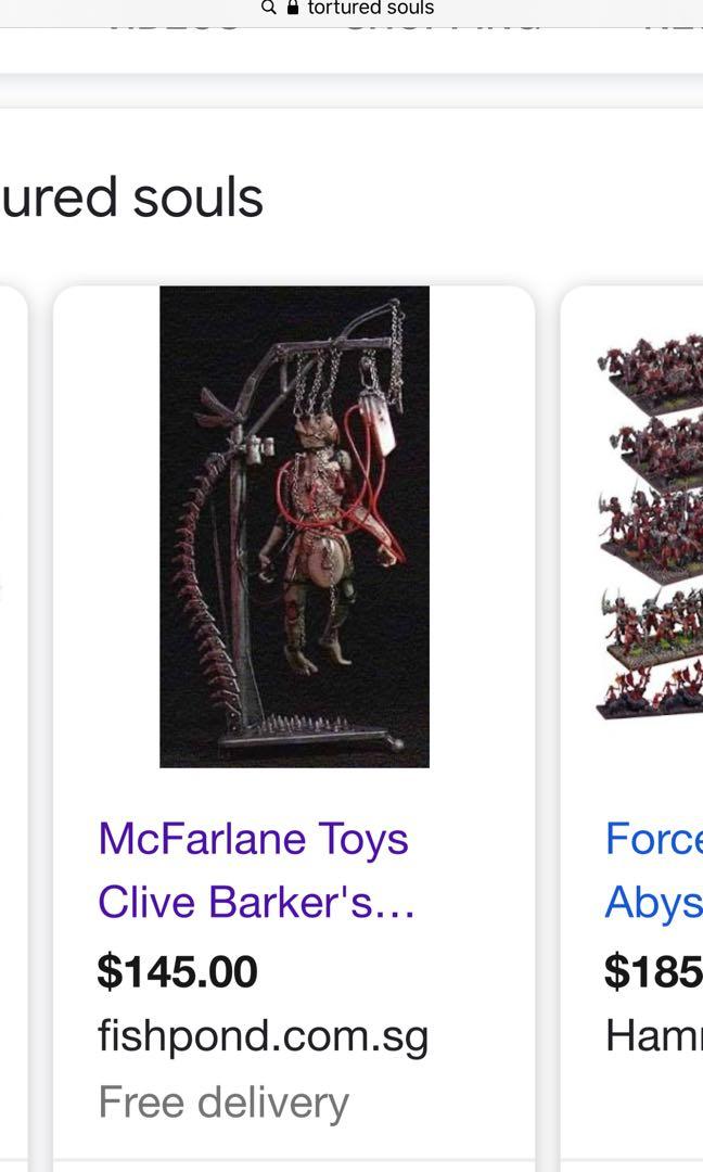 Tortured souls figure Clive barkers Talisac, Hobbies & Toys, Toys ...
