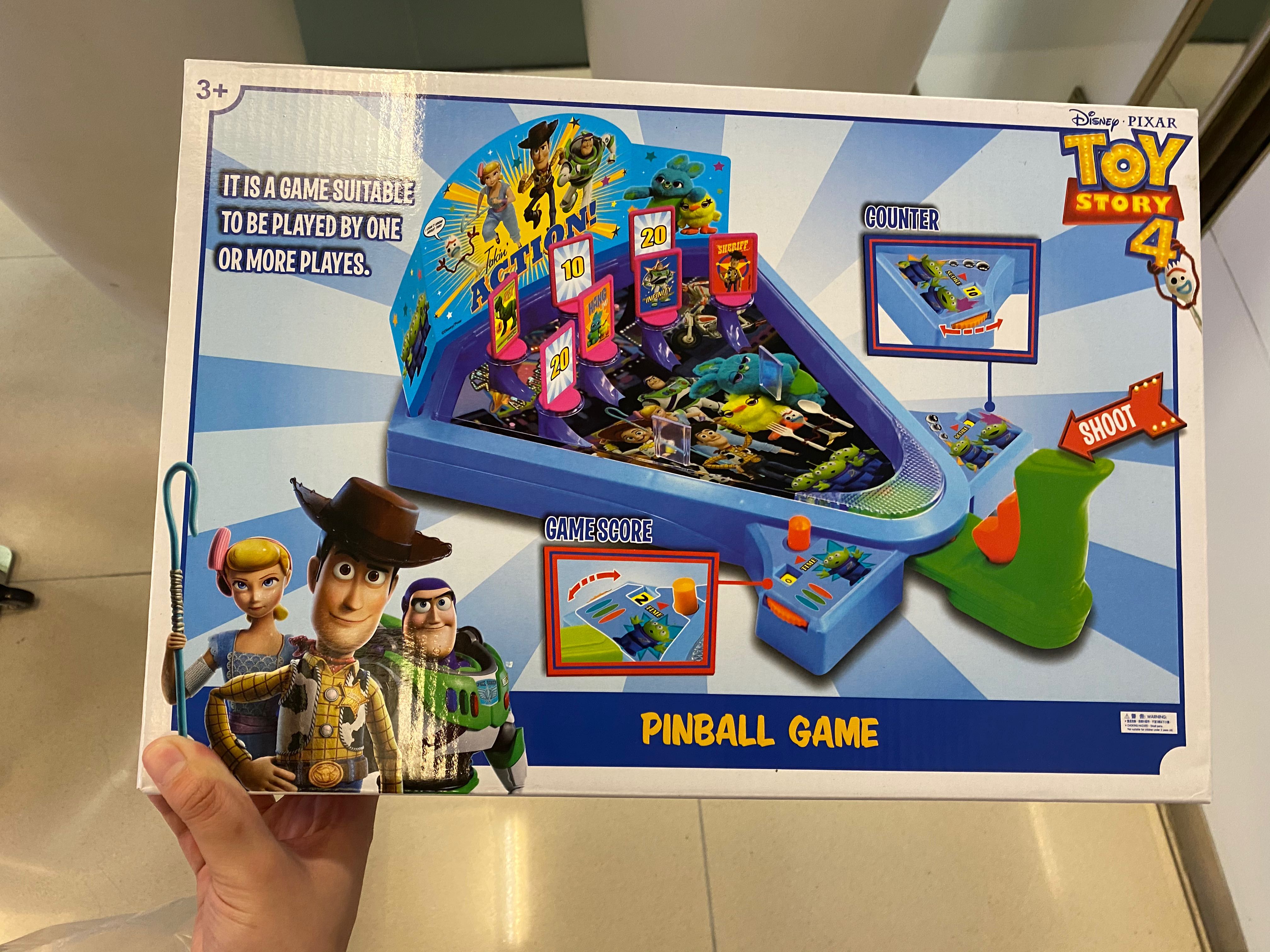 Toy story 4 Pinball Game, 興趣及遊戲, 玩具 & 遊戲類 - Carousell