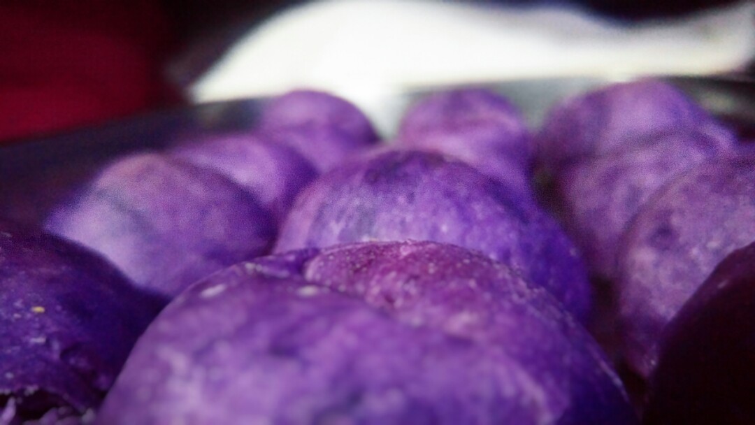 Ube cheese Buns, Food & Drinks, Homemade Bakes on Carousell