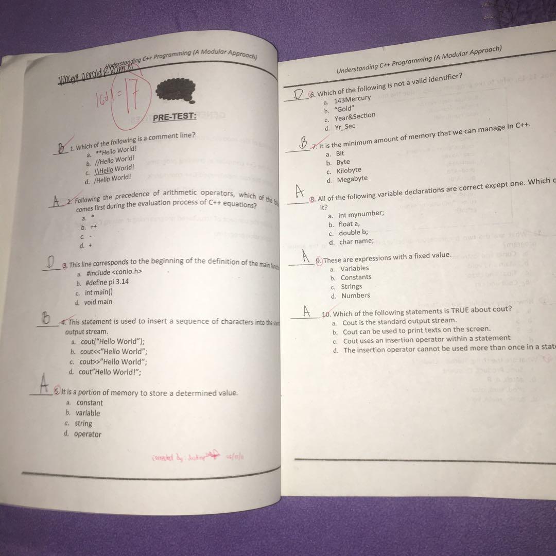 Understanding C++ Programming (A Modular Approach) | JHS Book, Hobbies ...