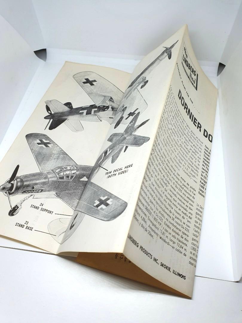 1966 Dornier-DO 335 World War German Plane Model Kit by Paul Lindberg ...