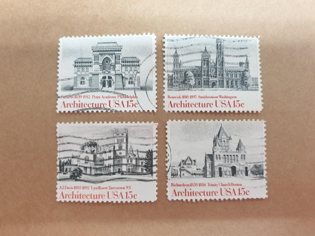 1980 USA used American Architecture Stamps, Hobbies & Toys ...