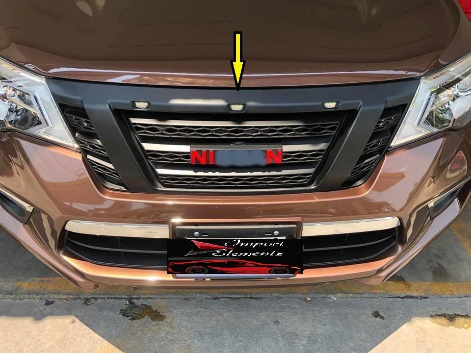 2018 to 2021 Nissan Terra Front Grill with led, Matteblack, Car Parts ...