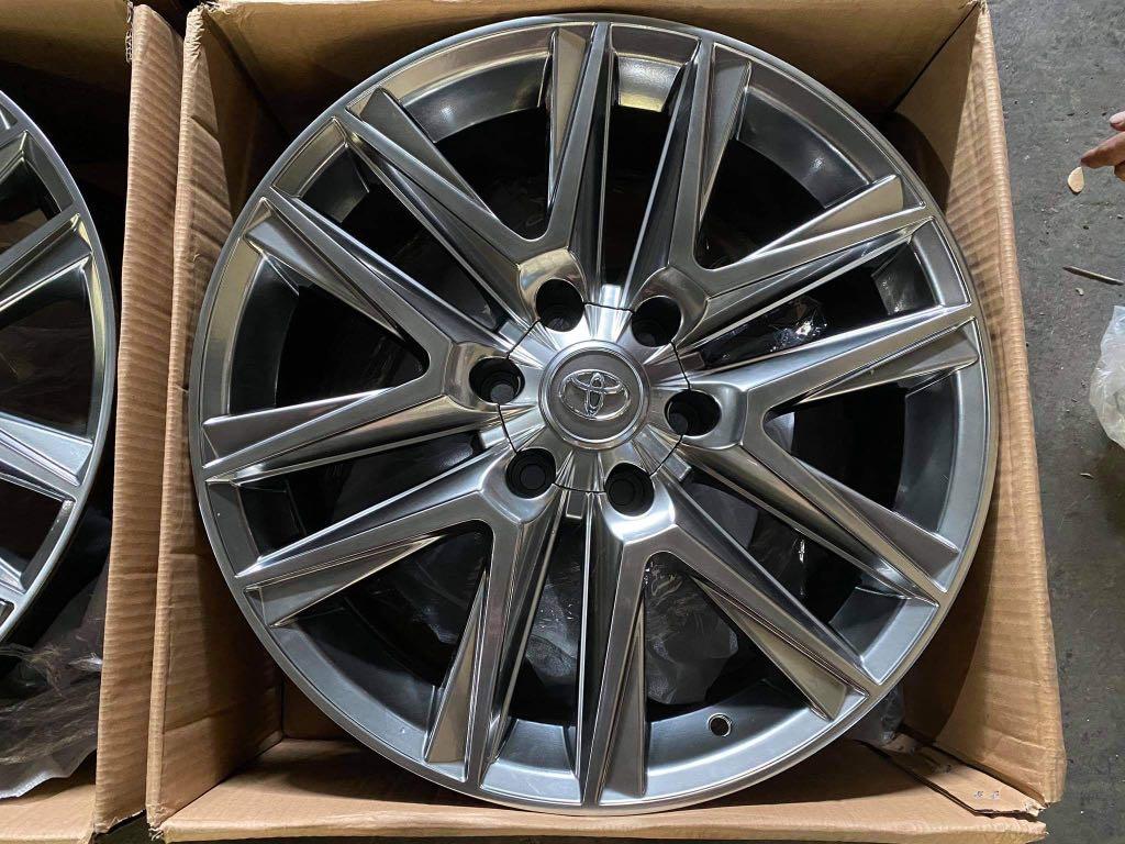 4pcs 20" Toyota Mags Lexus OEM code A36 Design Brandnew 6 Holes PCD 139 ...