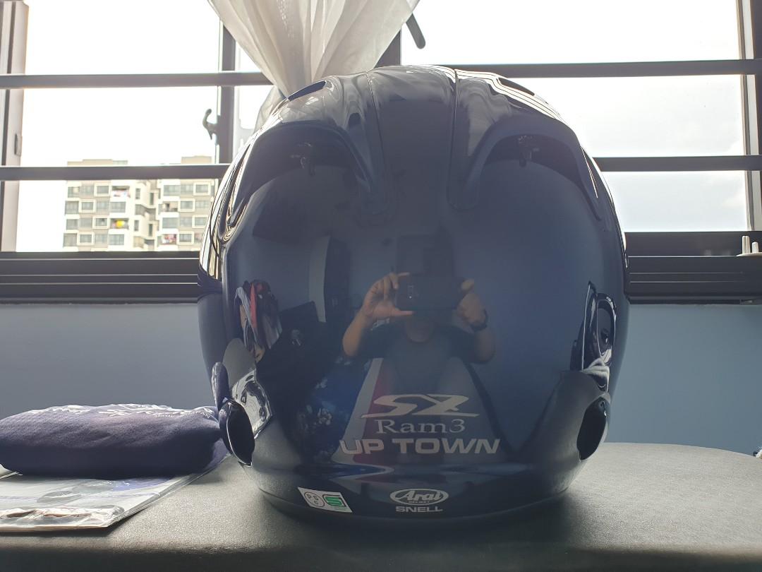 Arai Ram 3 Uptown Malibu, Motorcycles, Motorcycle Apparel on Carousell