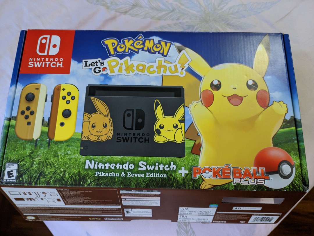 Brand New Pokemon Switch Console, Video Gaming, Video Games, Nintendo ...