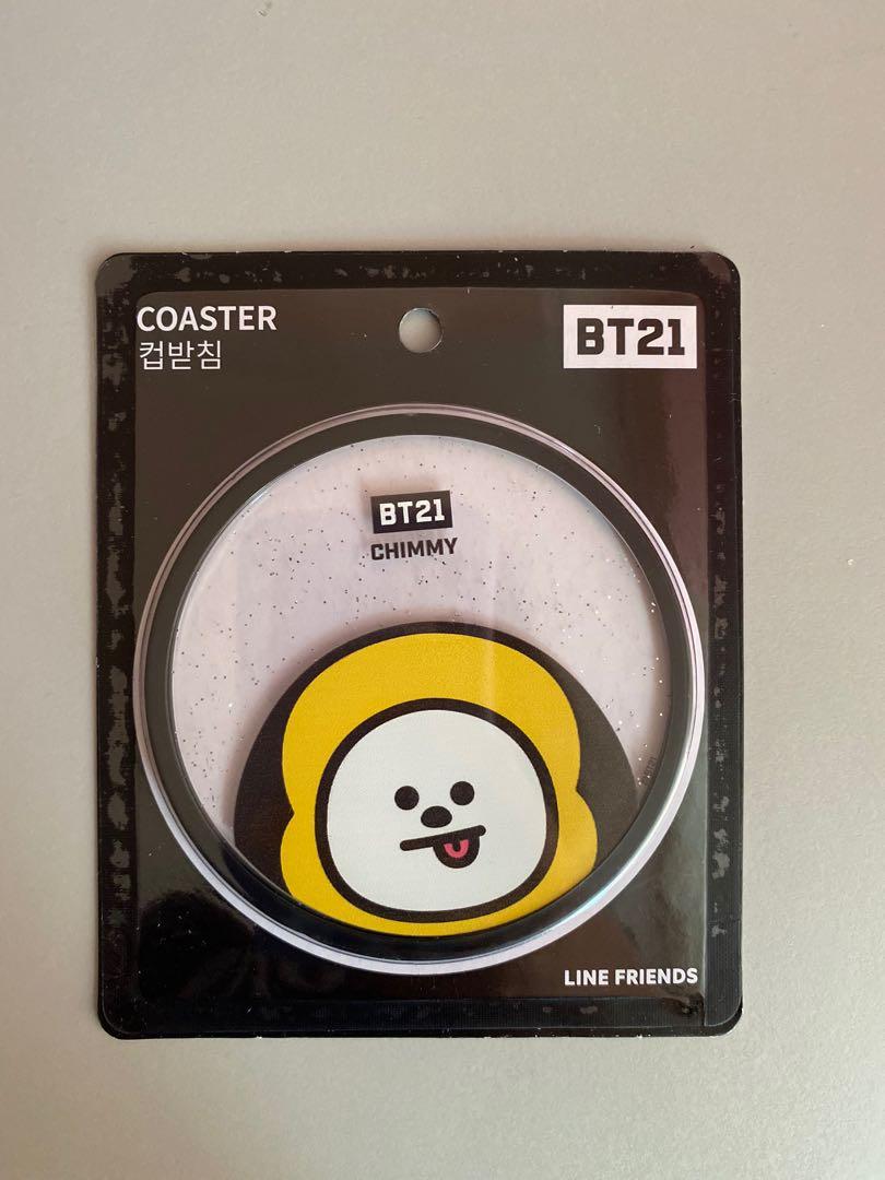 BT21 Chimmy Cup Coaster, Hobbies & Toys, Memorabilia & Collectibles ...
