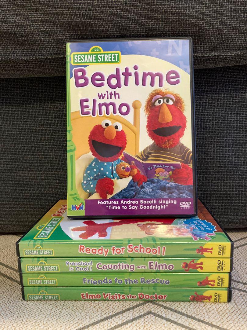Bundle of 5 Sesame Street educational DVDs, Music & Media, CDs, DVDs ...