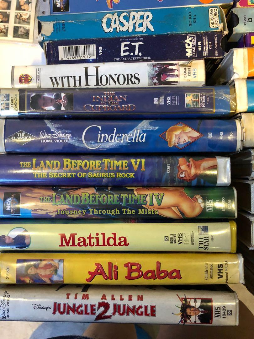 Bundle VHS tapes (original and not), Everything Else, Others on Carousell