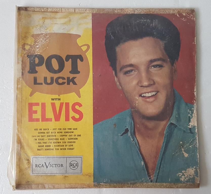 Elvis Presley, Pot Luck, 1962 RCA Victor, Classic Record Album, 12 inch ...