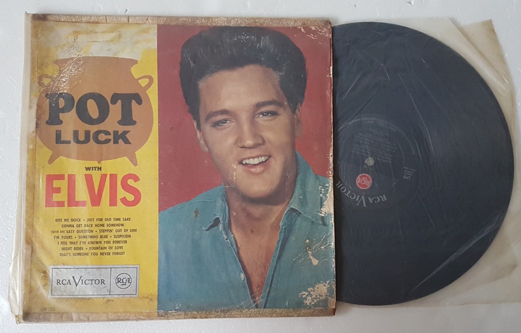 Elvis Presley, Pot Luck, 1962 RCA Victor, Classic Record Album, 12 inch ...