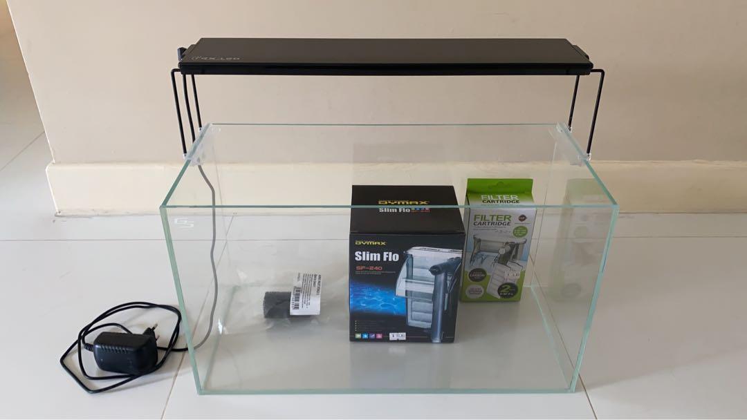Fish tank set, Pet Supplies, Homes & Other Pet Accessories on Carousell