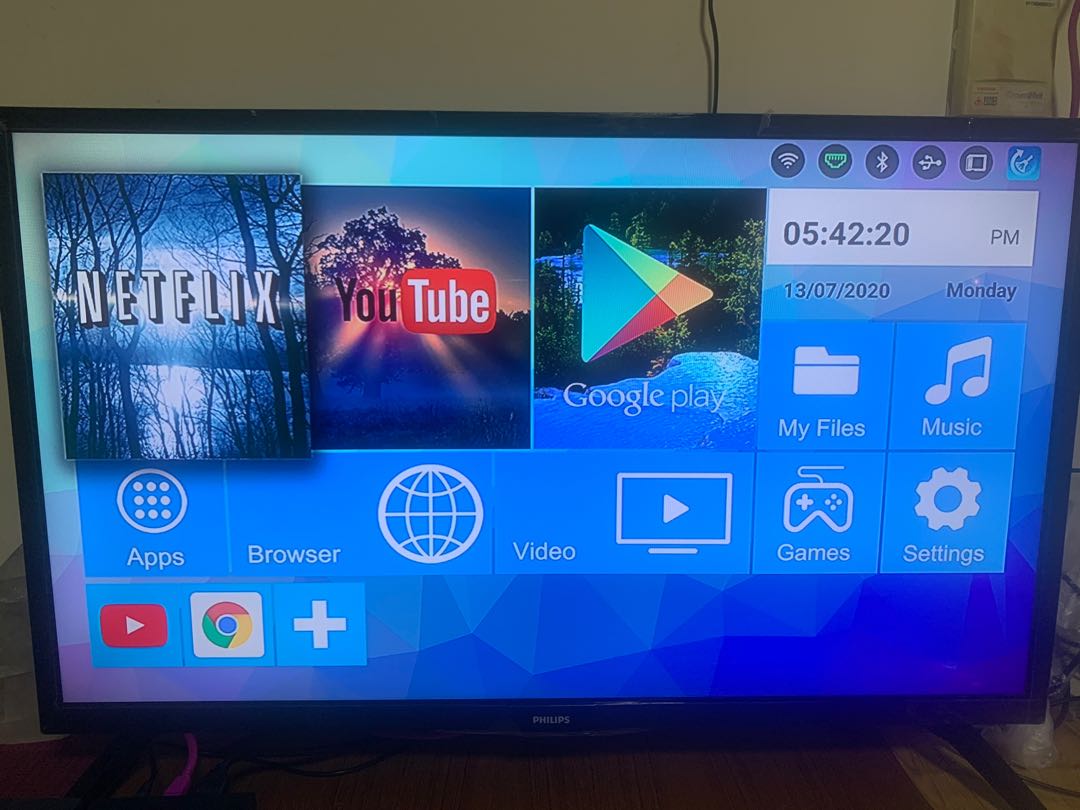 Free life time cyber tv box, TV & Home Appliances, TV & Entertainment ...