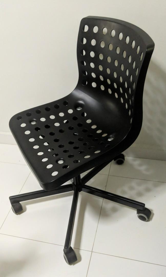 IKEA rolling chair, Furniture & Home Living, Furniture, Chairs on Carousell