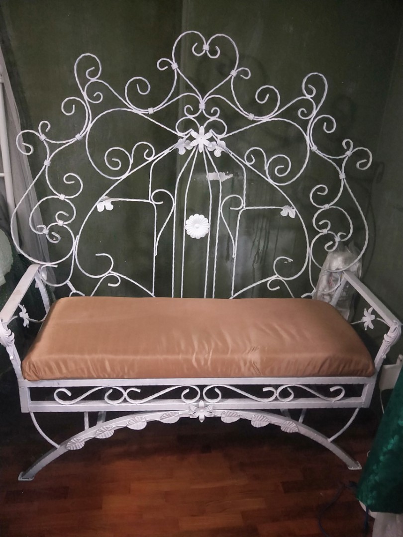 Iron rod Bench, Furniture & Home Living, Furniture, Other Home ...