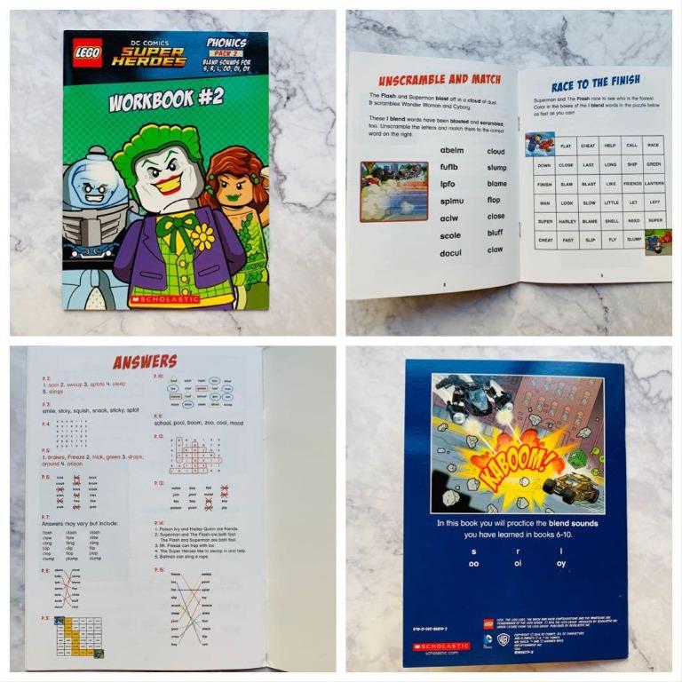 Lego DC Universe Super Heroes Phonics Set Pack 2 (12 Books), Books ...