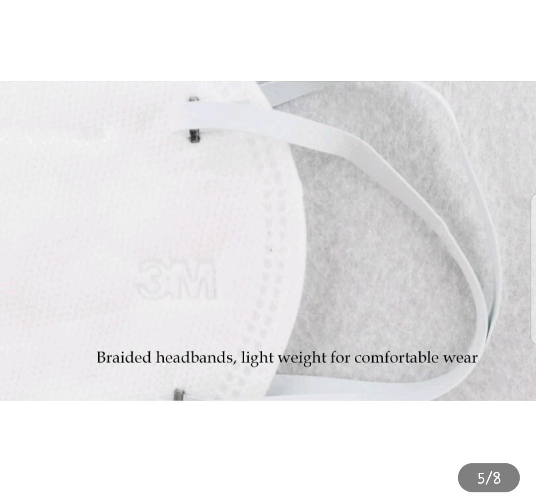 [N95] 3M 9010 N95 Respirator Mask, Health & Nutrition, Face Masks ...