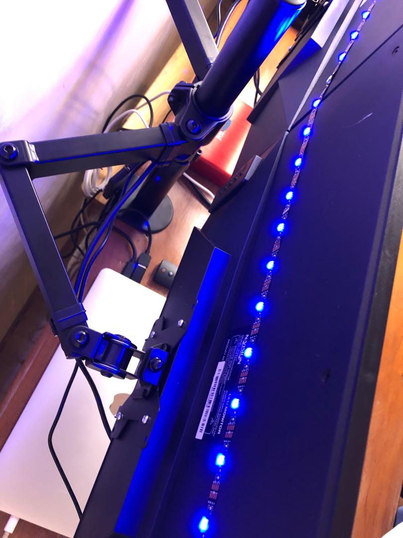 Nvision IP22v1 Dual 21.5” Monitor Setup with Dual Arm, Computers & Tech ...