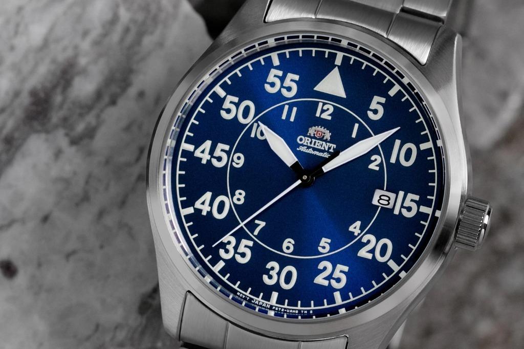 Orient RA-AC0H01L10B Flight II Automatic Blue Dial Men's Watch RA ...
