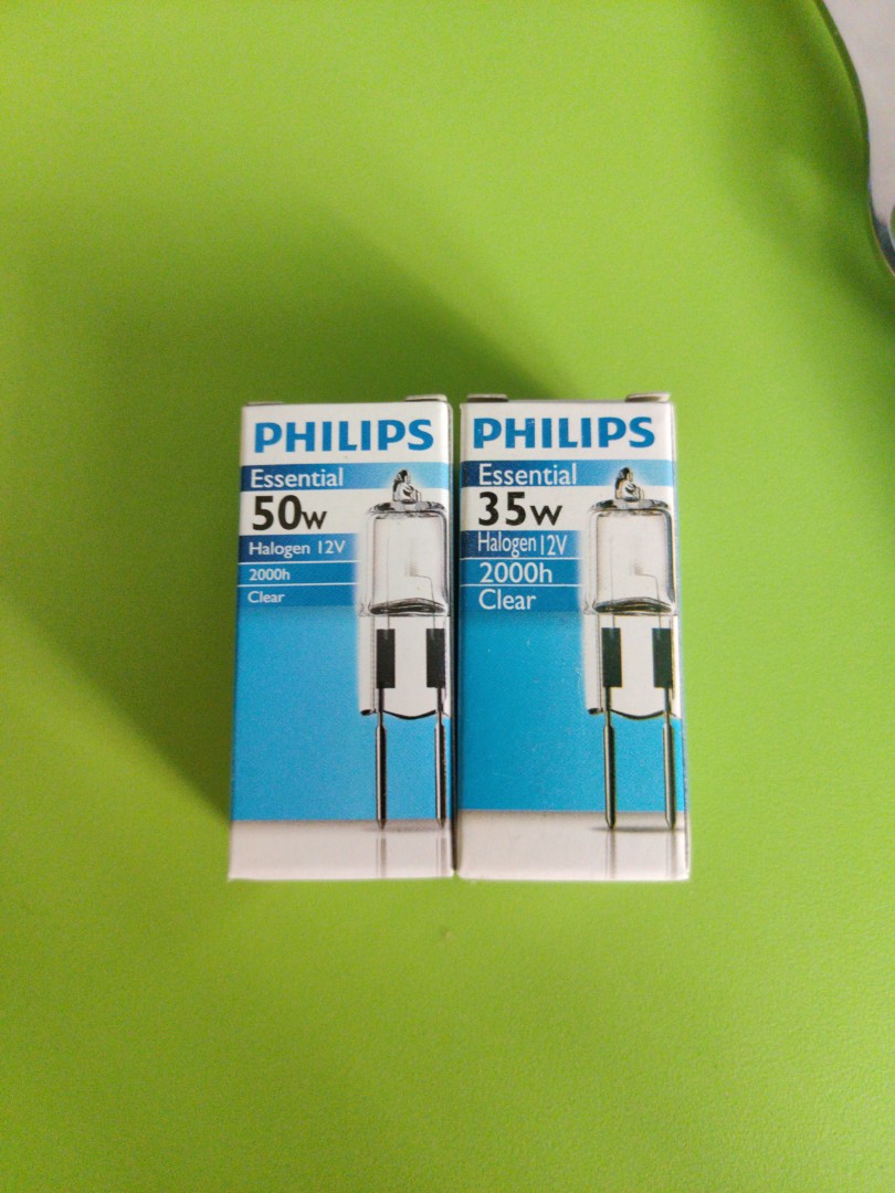Philips Essential 35W/50W Halogen 12V Lightbulb, Furniture & Home ...