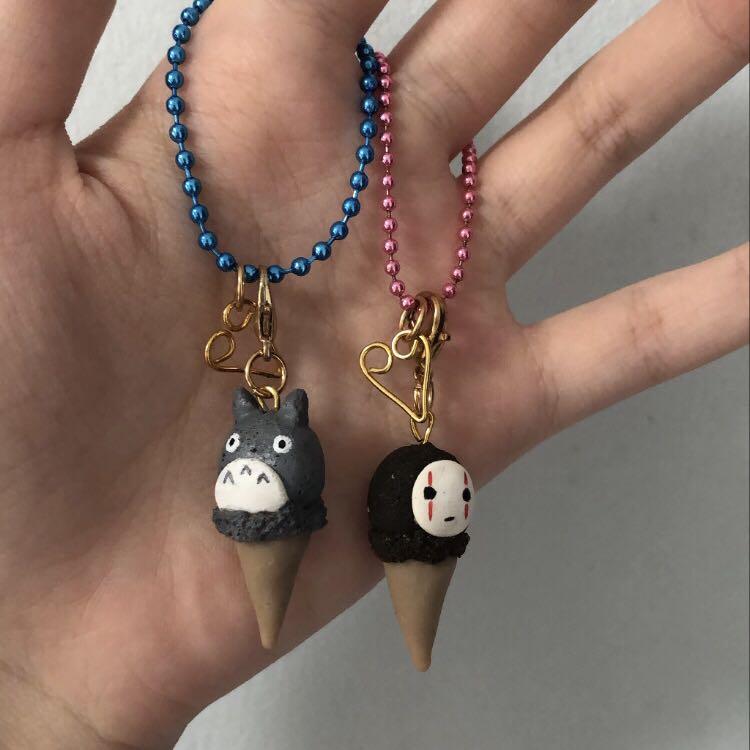 Polymer clay studio ghibli ice cream cone, Hobbies & Toys, Stationery ...