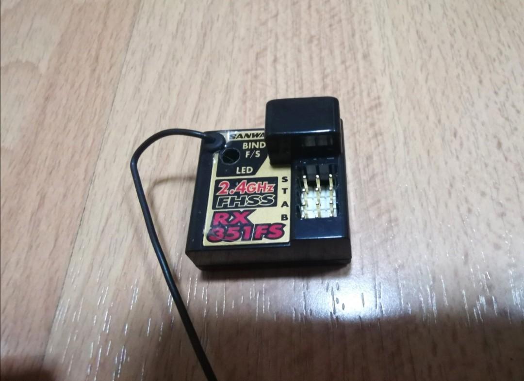 Sanwa/Airtronics MX-3 FHSS 2.4GHz Transmitter With RX-351FS Receiver, Hobbies & Toys, Toys ...