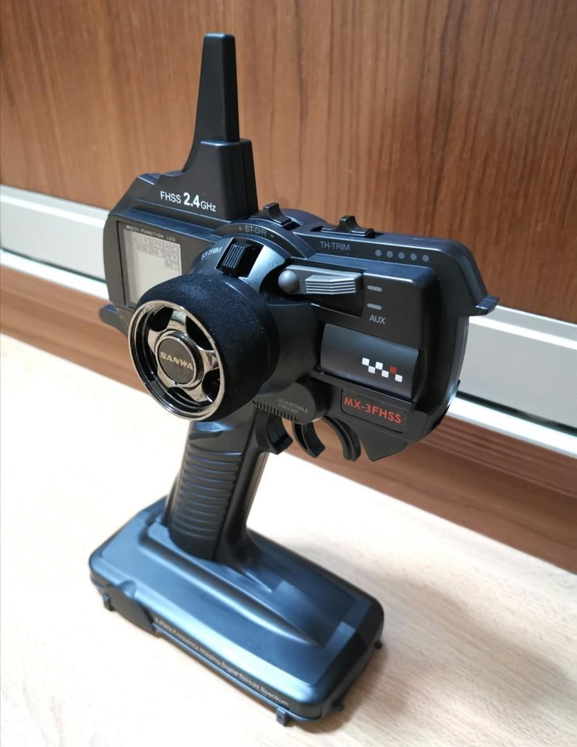 Sanwa/Airtronics MX-3 FHSS 2.4GHz Transmitter With RX-351FS Receiver, Hobbies & Toys, Toys ...