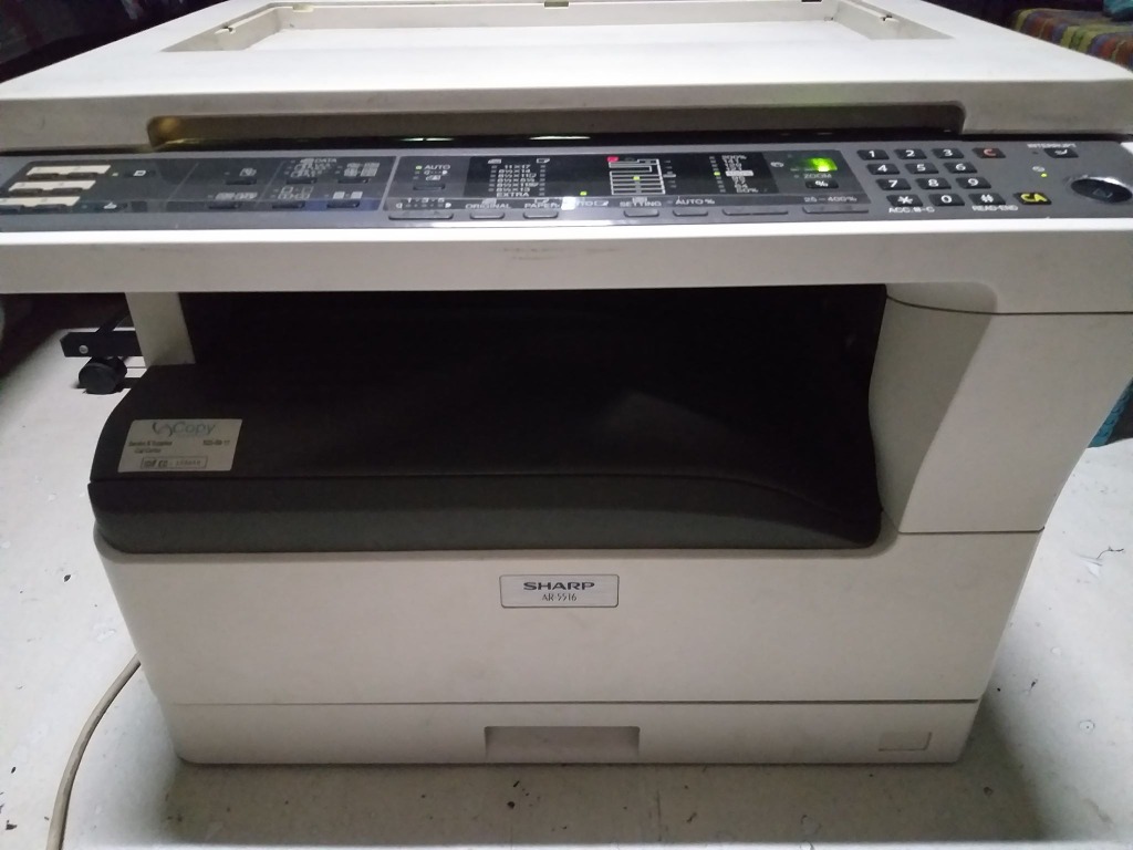 Sharp AR 5516 Photo copier Photocopier machine, Computers & Tech ...