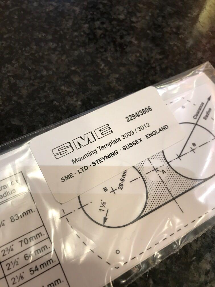 SME 2294/3806 Mounting Template, Audio, Other Audio Equipment on Carousell