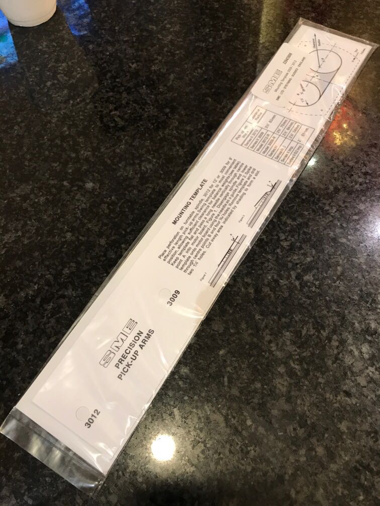 SME 2294/3806 Mounting Template, Audio, Other Audio Equipment on Carousell