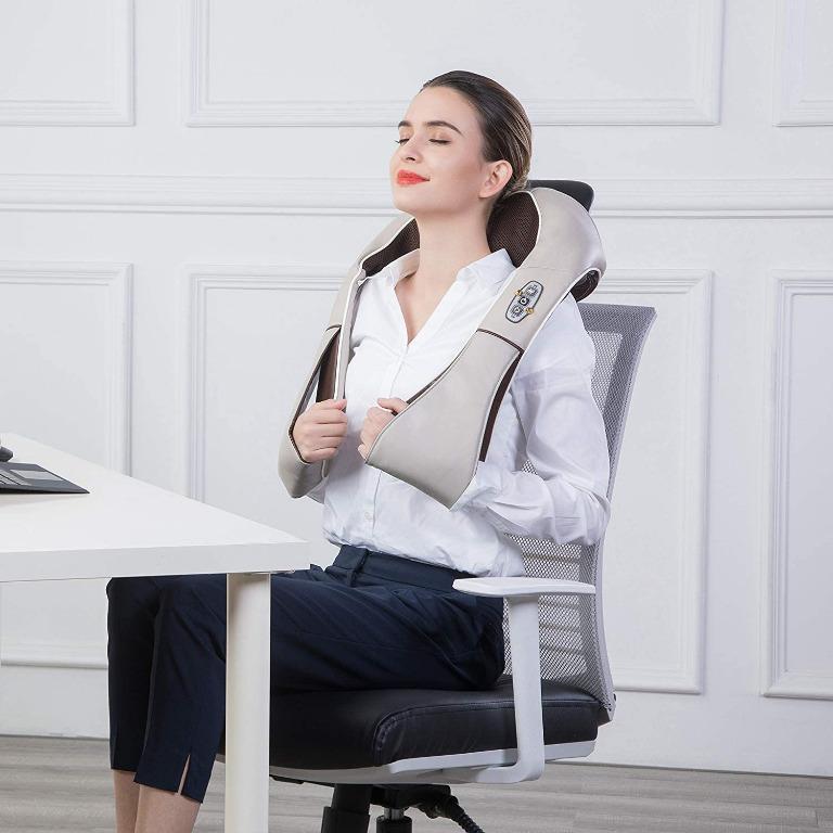 Snailax Shiatsu Back Neck And Shoulder Massager With Heat Deep 1919