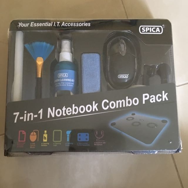 Spica 7-in-1 Notebook Combo Pack, Computers & Tech, Parts & Accessories ...